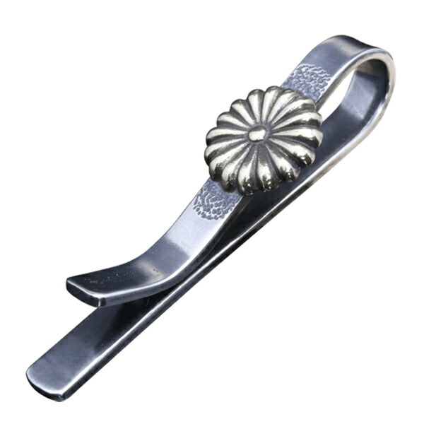 龍頭 菊 ネクタイピン タイピン メンズ シルバーアクセサリー シルバー ネクタイ ビジネス スーツ 小物 ブローチ フォーマル 花 シルバー950 男性