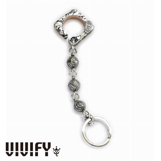 VIVIFY ビビファイ アクセサリー ウォレットチェーン キーチェーン シルバー COIN BALL KEYCHAIN