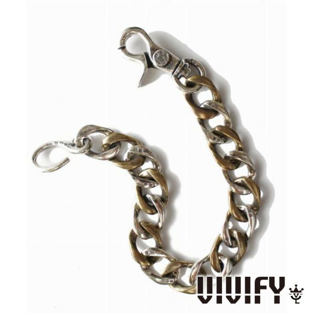 VIVIFY ビビファイ アクセサリー ウォレットチェーン キーチェーン シルバー Hallmarks SwivelHook BrassMix FlatLink WalletChain SwivelHook & Hook