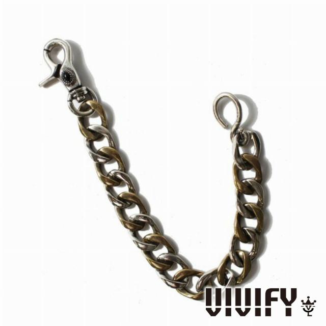 VIVIFY ビビファイ アクセサリー ウォレットチェーン キーチェーン シルバー NativeStyle SwivelHook BrassMix FlatLink WalletChain SwivelHook &