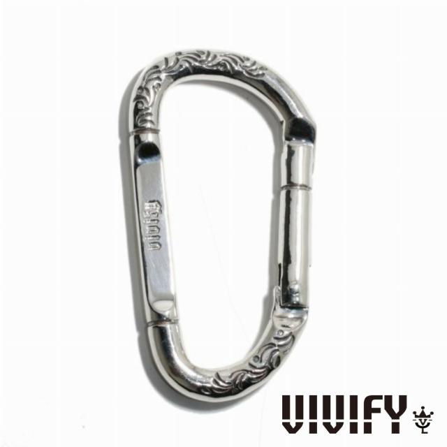 VIVIFY ビビファイ アクセサリー ウォレットチェーン キーチェーン カラビナ シルバー アラベスク karabiner
