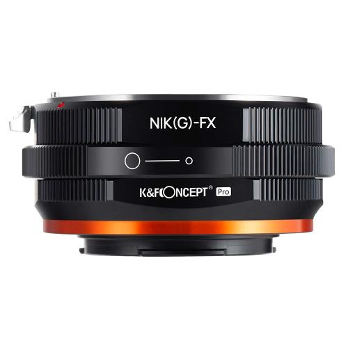 KF Concept マウントアダプター NIK-FX PRO Nikon対応 ニコン Fマウント Gタイプ レンズ FUJIFILM対応 FX 富士フィルム Xマウント 装着用 変換 レンズアダプター 艶消し仕上げ 反射防止 無限遠実現 メーカー直営店