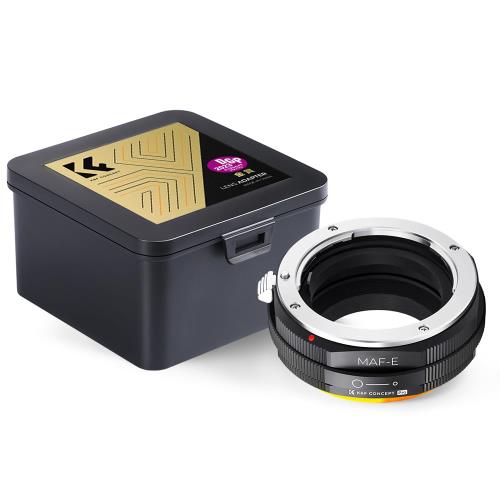 KF Conceptマウントアダプター A-E PRO Minolta対応 ミノルタ Aマウント AFレンズ ソニー対応 αマウントレンズ- ソニー対応 NEX Eマウントカメラ 艶消し仕上げ 反射防止 無限遠実現 メーカー直営店