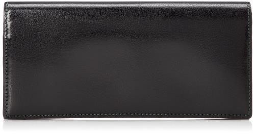 [キタムラ] 長財布 バッファロー革 NH0810 メンズ ブラック／グリーンステッチ [黒] 15301