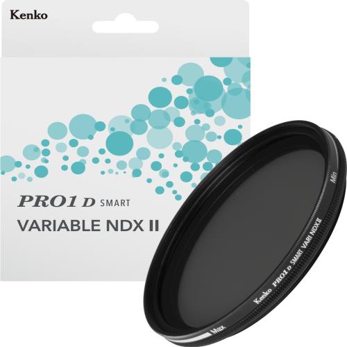 ケンコー(Kenko) 可変NDフィルター PRO1D smart バリアブル NDX II 72mm ND3~32 X状ムラなし ND3~450無段階調整 撥水・撥油コーティング 日本製 014516