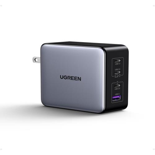UGREEN NexodeX 充電器 合計160W高出力 単ポート140W PD3.1対応 USB-C*3とUSB-A*1 PD急速充電器 新生代GaNInfinity?チップ 独自Airpyra技術 QC4+対応 ノートPC iPad iPhone16/15 Galaxy S24 Pixel8 Xperia5以降対応 Galaxy超急速充電45W対応 PSE技術基準適合 X762