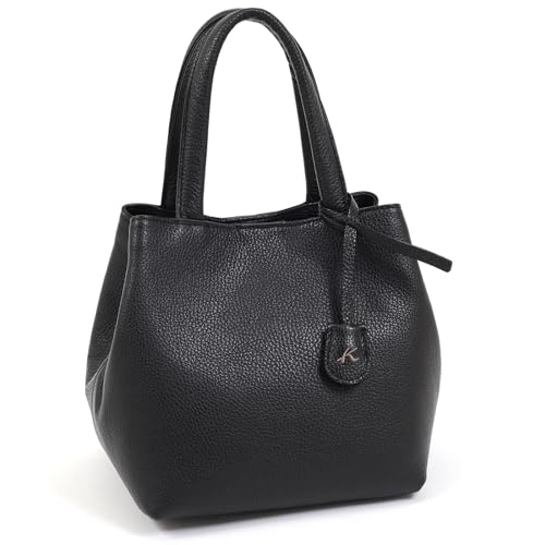 [キタムラ] シュリンクレザー B5サイズ対応フォルムチェンジハンドバッグ Z-0598 レディース ブラック [黒] 15152