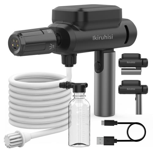 強化アップグレード版コードレス高圧洗浄機 充電式 ポータブル 折りたたみ式 1.5MPa強力洗浄 洗車機 5段階噴射モード IPX5防水 軽量0.9kg 洗車/庭/浴室用 水道不要 家庭用 コンパクト