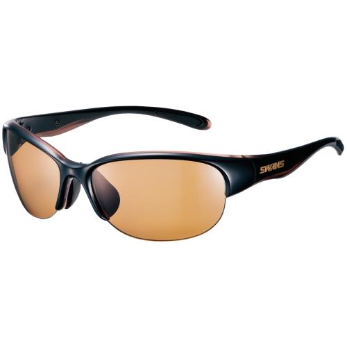 スワンズ スポーツ 偏光 サングラス ルナ 女性向け LN-0065 BRBK ブラック×クリアブラウン