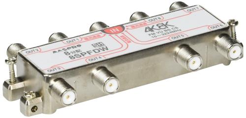 マスプロ電工 4K8K衛星放送(3224MHz)対応 8分配器 全端子電流通過型 8SPFDW
