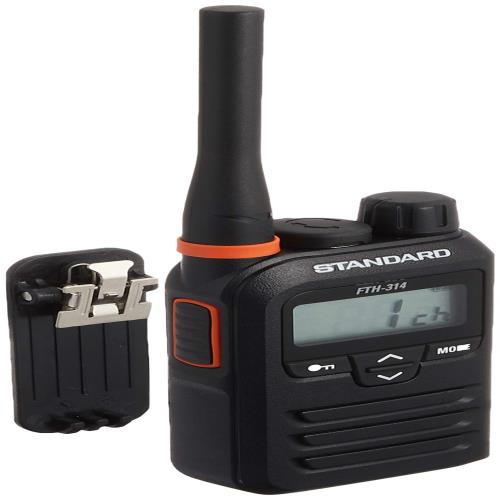 スタンダード 中継器対応特定小電力トランシーバー FTH-314 黒