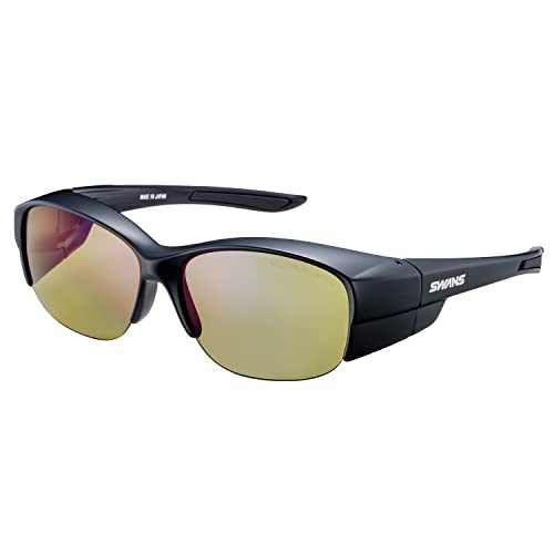 スワンズ 日本製 サングラス メガネの上からかける オーバーグラス OG5 オージーファイブ OG5-0168 MBK 偏光 偏光ULTRAライトグリーン(両面マルチコート) 釣り 登山 アウトドア