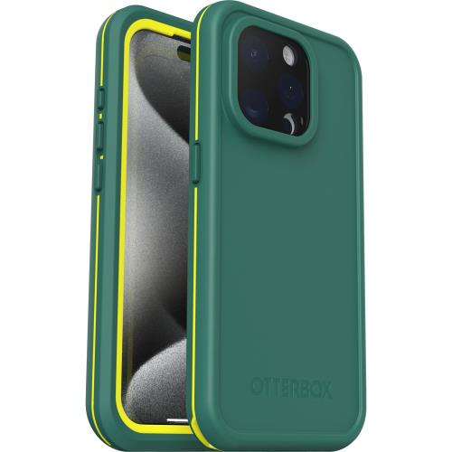 OtterBox iPhone 15 Pro LifeProof FRE 防水 防塵 防雪 耐衝撃 ケース MagSafe対応 Pine
