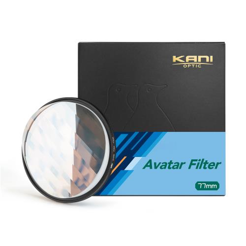 KANI 77mm プリズムフィルター Avatar Filter 前枠回転式 特殊効果フィルター 万華鏡効果 夜景撮影 イルミネーション 815989
