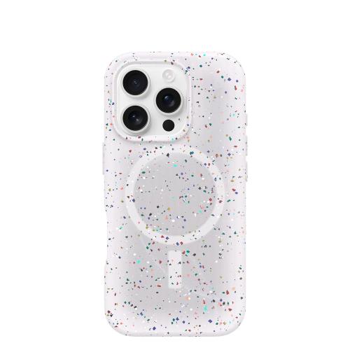 OtterBoxiPhone 16 Pro用 耐衝撃 衝撃吸収 米軍MIL規格 Magsafe対応ケース Symmetry Core スプリンクルズ 国内正規品 〔オッターボックス〕