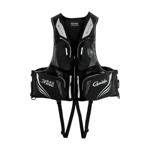 がまかつ(Gamakatsu) アルテマシールドプロ フローティングベスト ブラック (BLACK WORKS) LL GM6005