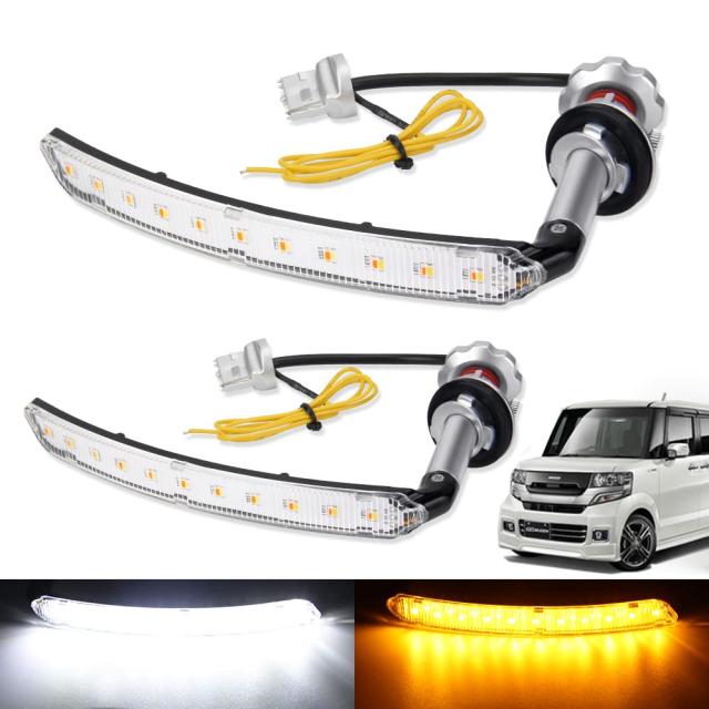 NBOX カスタム JF1 JF2 専用パーツ LEDウィンカー シーケンシャルウィンカー 機能付き ハイフラ防止 抵抗内蔵 N-BOXカスタム JF1 JF2 前期 後期 対応 LED ...