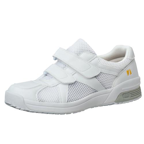 [ミドリ安全] ナースシューズ スニーカー 医療 介護 耐滑 軽量 男女兼用 メディカルエレパス CSS306N 静電 ホワイト 24.0cm