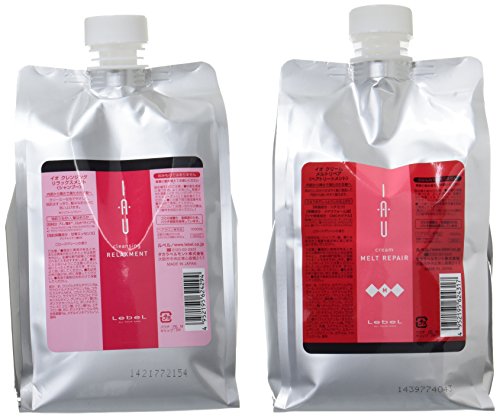 ルベル イオ クレンジング リラックスメント 1000mL  クリーム メルトリペア 1000mL 詰替え セット