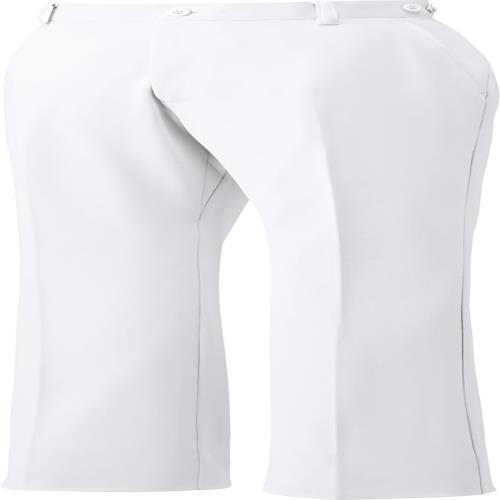 [ミズノ] レディースパンツ 女性用 パンツ 美シルエット ウエスト調整 吸汗速乾 ノータック [制菌/制電/透防止] 医療 介護 メディカル 制服 MZ0070 C-1 ホワイト 3L