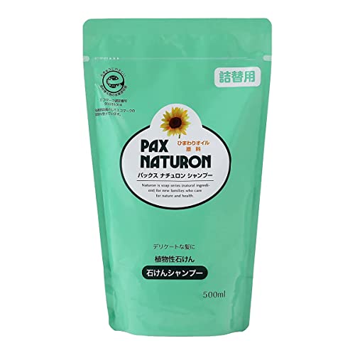 太陽油脂 パックスナチュロン シャンプー つめかえ用 500ml×１２個セット シトラスフローラルの香り 植物性石鹸シャンプー