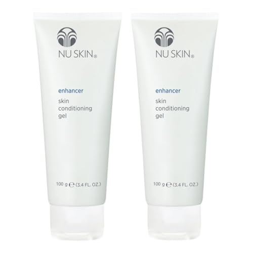 Nu Skin ニュースキン エンハンサー | 100g x 2 | さっぱりクールな保湿ジェル | アフターシェーブ・日焼け後ケアにも | アロエベラ液汁・ヒバマタエキス配合