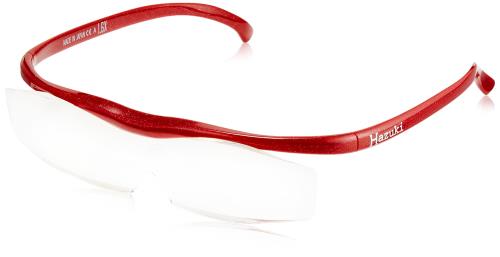 Hazuki ハズキルーペ コンパクト 1.6倍 クリアレンズ 赤