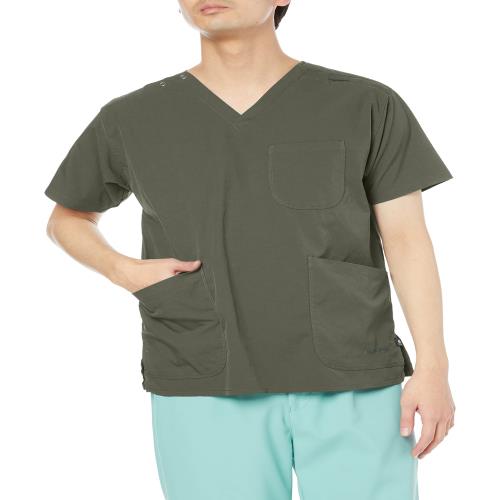 [ラグジュアリーシリーズ エフ] [エフラボ] スクラブ 白衣 メンズ 医療スクラブ 柔らかい