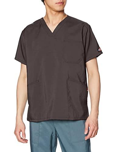 [ディッキーズ] メンズ 男性用 白衣 スクラブ 医療 デニムワストレッチワ7 7072SC ダークグレー M