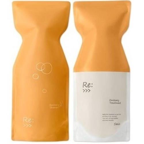 ADJUVANT アジュバン リ:エミサリーシャンプーR 600ml  トリートメントR 600g 詰替用セット