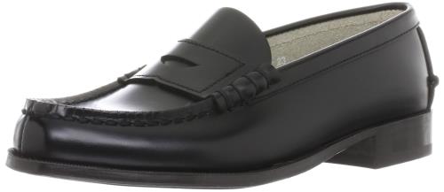 [ハルタ] ローファー トラディショナル 3E 本革 レディース 3048 ブラック 25 cm 3E