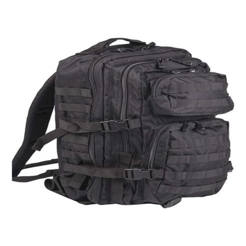 Mil-Tec バックパック US Assault Pack モールシステム 大 36L - ブラック