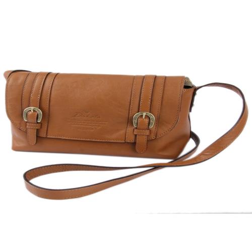 [ダコタ] ショルダーバッグ 本革 キューブ レディース ブラウン DA-1030305-40