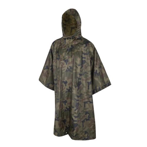 [HELIKON-TEX] ヘリコンテックス PONCHO U.S. MODEL ポンチョ 米軍モデル 迷彩 レインポンチョ レインコート レインウェア ミリタリーポンチョ タクティカル アウトドア キャンプ 登山 サバイバル 釣り フィッシング ウッドランド (PL WOODLAND)