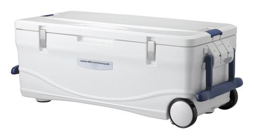 シマノ(SHIMANO) クーラーボックス 45L スペーザ ホエール ライト キャスター付 450LC-045L 釣り用 ピュアホワイト