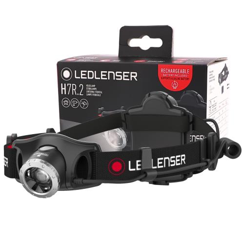 Ledlenser レッドレンザー H7R.2 LED ヘッドライト ヘッドランプ USB充電式 [日本正規品] 軽量 165g 使いやすい シンプル スタンダード 職人 作業用