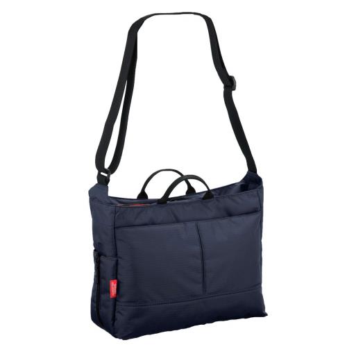 [マンハッタンパッセージ] MANHATTANPASSAGE 2506mbスタイリッシュ A4ショルダーバッグ コミューター（ミッドナイトブルー） 男女兼用