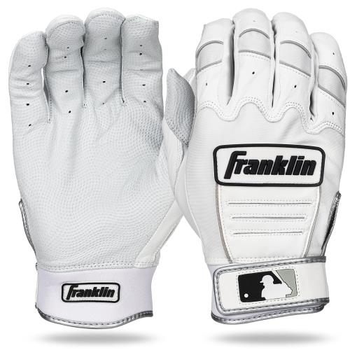 その他のスポーツ (Adult Medium, Pearl/White) - Franklin Sports MLB CFX Pro Batting Gloves