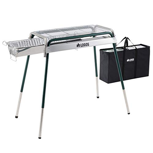 ロゴス(LOGOS) チューブグリルSmart80 L 81062613 合金鋼 キャンプ アウトドア バーベキュー 焚き火