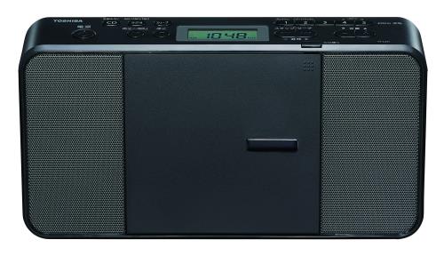 東芝 CDラジオ スリム レジュームA-BリピートCD-R対応 TY-C251(K) ブラック