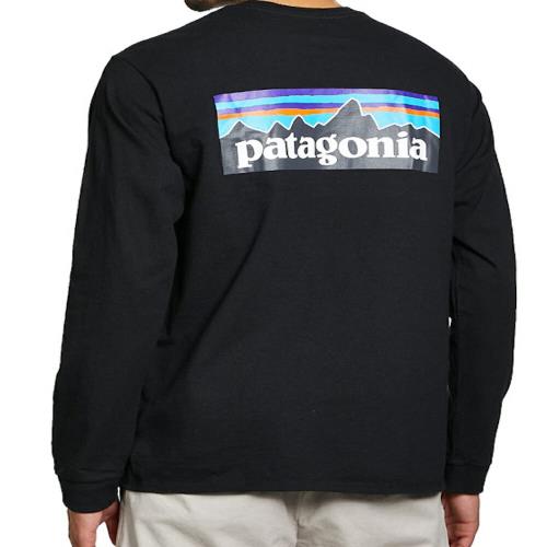 [パタゴニア] Tシャツ カットソー ピー６ロゴ レスポンシビリティー ブラック メンズ 38518 BLK MEN’S LONG-SLEEVED P-6 LOGO RESPONSIBILI-TEE LONG-SLEEVED P-6 LOGO TEE BLACK S [並行輸入品]