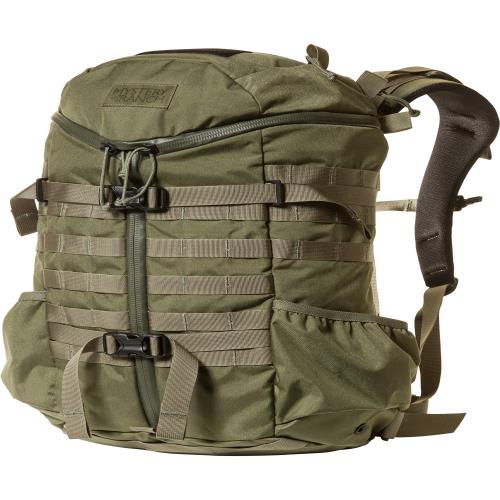 Mystery Ranch 2日間バックパック-タクティカルデイパック Molle ハイキングパック 27L, フォレスト, Small/Medium