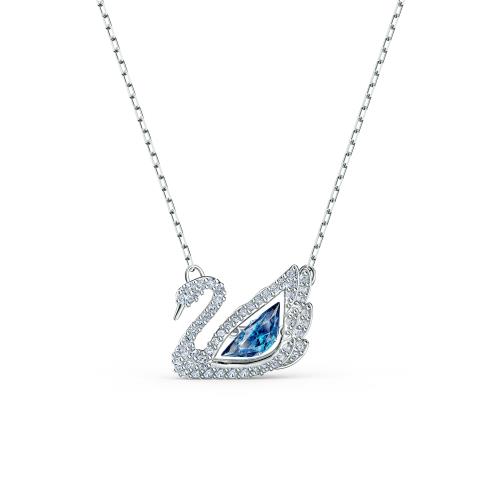 Swarovski スワロフスキー Dancing Swan クリスタル ネックレス