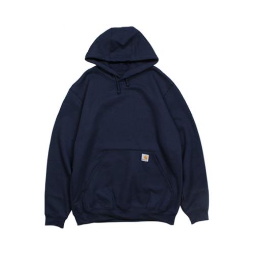 [カーハート] パーカー プルオーバー MIDWEIGHT HOODED SWEATSHIRT K121 ネイビー M [並行輸入品]