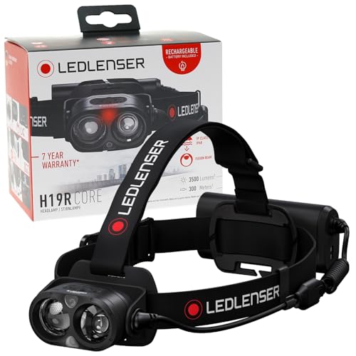Ledlenser(レッドレンザー) H19R Core LEDヘッドライト USB充電式 [日本正規品], black, 小