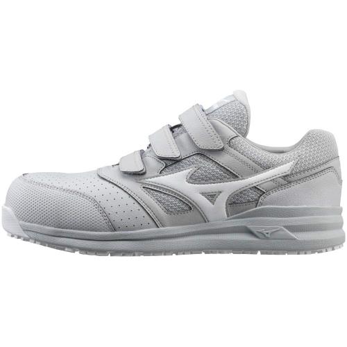 [ミズノ] ワークシューズ オールマイティ 軽量 LSII 22L JSAA・普通作業用(A種) ライトグレー/ホワイト 26.5 cm