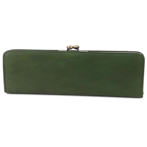 [ダコタ] がま口長財布 本革 ラルゴ レディース グリーン DA-35889-50