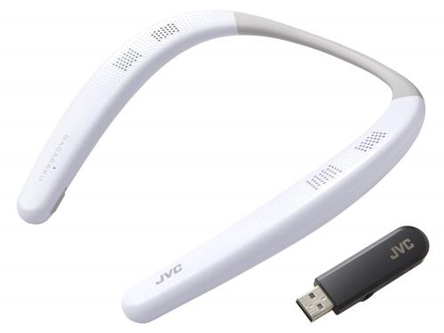 JVCケンウッド SP-A7WT-W NAGARAKU ウェアラブルネックスピーカー ワイヤレス Bluetooth 約15時間連続再生 本体約83ｇ軽量設計 生活防水対応 ホワイト