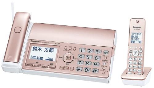 優良 防犯 電話機 推奨品 パナソニック デジタルコードレスFAX KX-PD550DL-N 子機1台付き 迷惑電話相談機能搭載 受話器コードレス ピンクゴールド