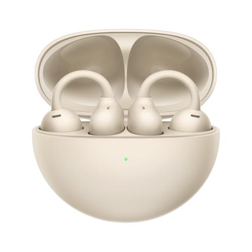 HUAWEI FreeClip ワイヤレスイヤホン Bluetooth オープンイヤー イヤーカフ型 3段階音量調整 耳を塞がないイヤホン 軽量約5.6g(本体) 音漏れ防止 マイク付き 通話ノイズリダクション 36時間再生 左右自動認識 IP54防塵防滴 ワイヤレス/急速充電 マルチポイント接続 ベージュ
